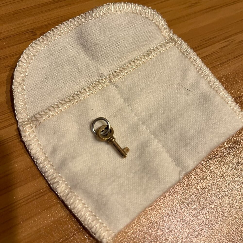 James Avery Retired Bronze Forever Key Mini Charm - Gem